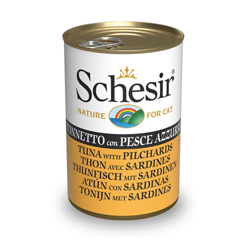 Schesir Tuna with Pilchards Wet Cat Food, 140g – Happy Hoomans